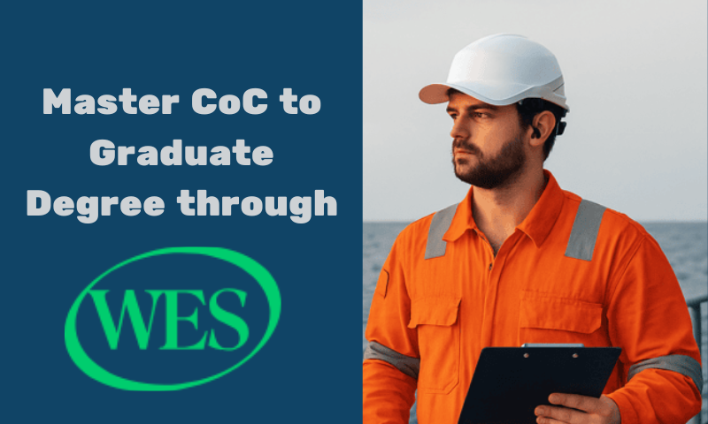 Sea and Beyond - Master CoC to Graduate Degree through WES